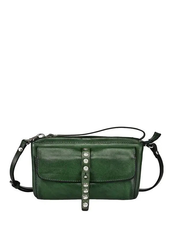 OLD TREND Monarda Genuine Leather Convertible Crossbody - Green