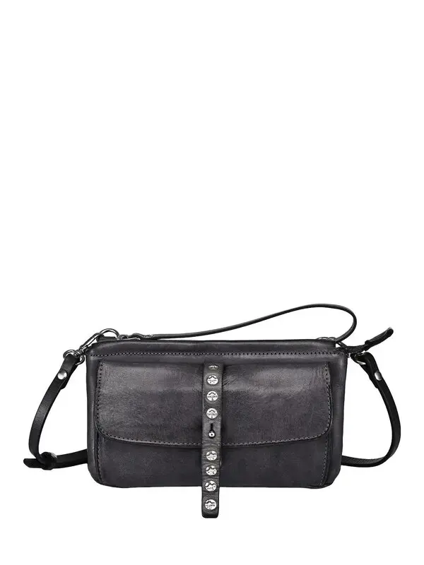 OLD TREND Monarda Genuine Leather Convertible Crossbody - Grey