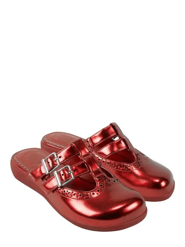 HOT CHOCOLATE DESIGN Chrome Crimson Clogs - Chrome Crush Crimson