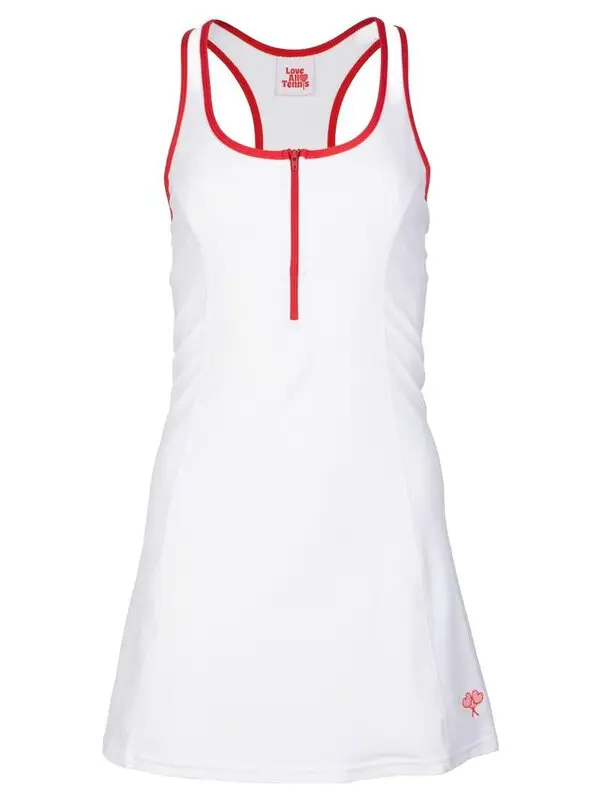 LOVE ALL TENNIS Gabriela Athletic Dress - Red