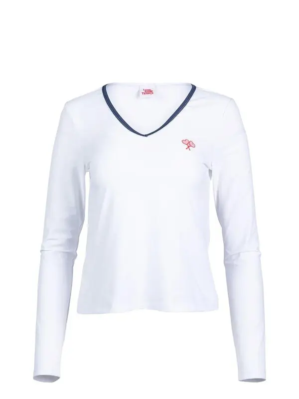 LOVE ALL TENNIS Kate Long Sleeve Top - Navy