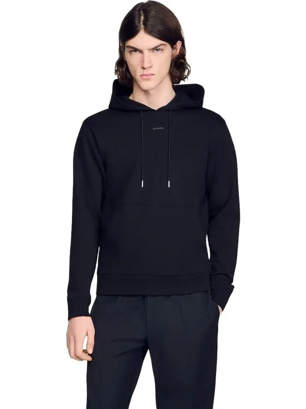 Sandro Logo Sweatshirt - Black