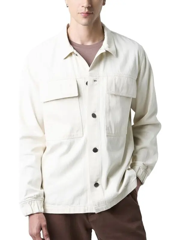 VELEZ Modica Oversized Overshirt - White