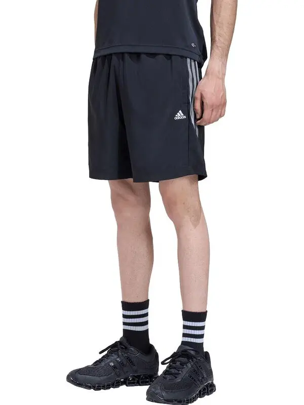 Adidas Lightweight Regular Fit Drawstring Shorts - Black