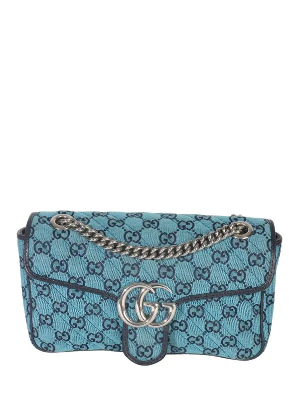 Gucci Gg Marmont Shoulder Bag - Blue