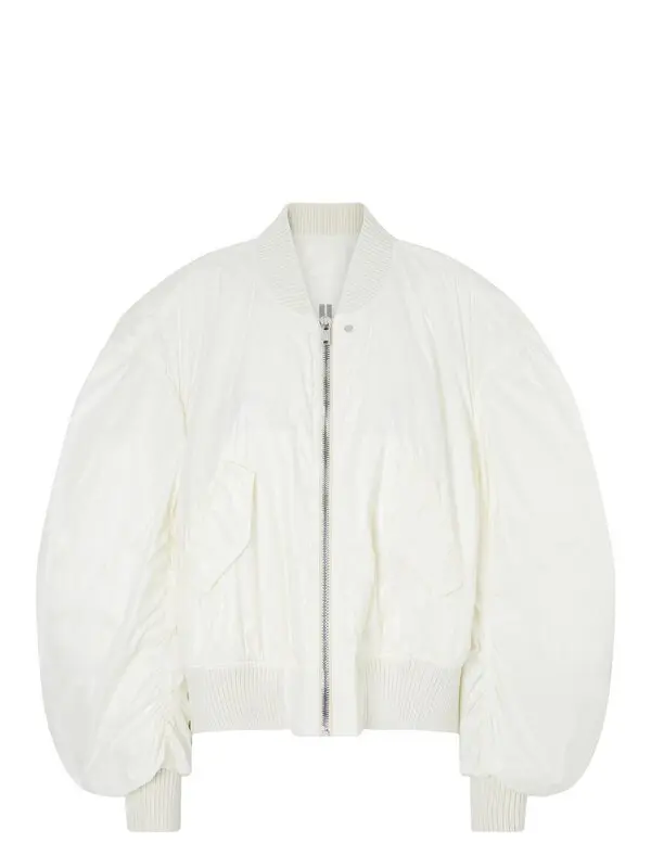 Rick Owens Shell Bomber Jacket - Neutrals