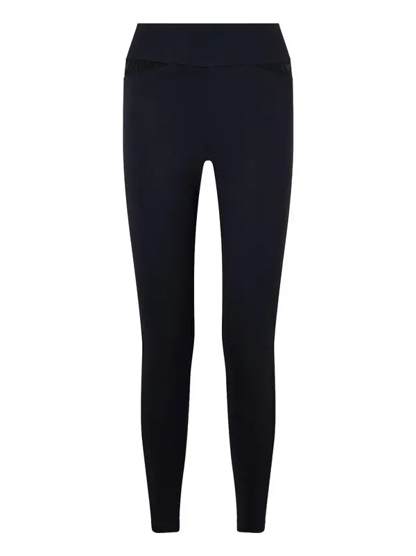 ERES Comaneci Mesh-trimmed Stretch-jersey Leggings - Black