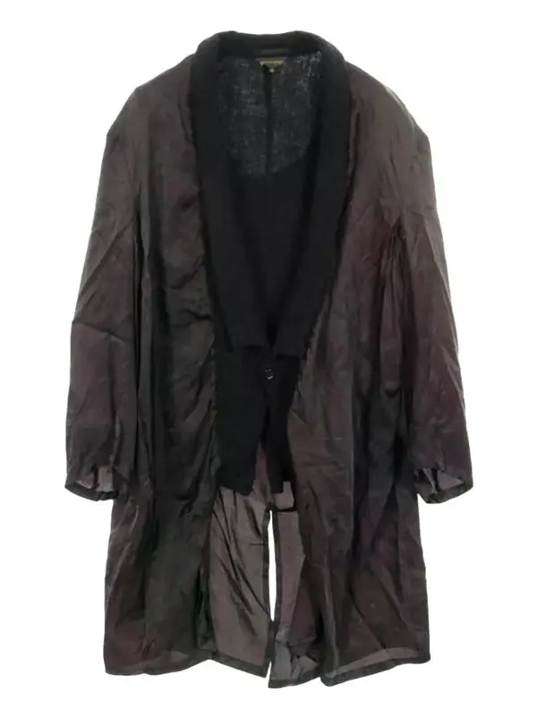 Comme Des Garçons 2010s Layered Button Coat - Brown