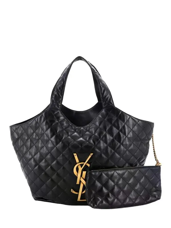 Saint Laurent Icare Maxi Tote Bag - Black