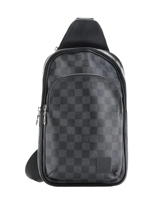 LOUIS VUITTON Avenue Sling Bag Nm Damier Graphite - Black