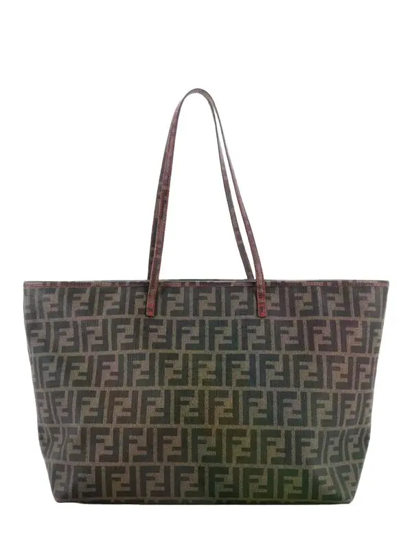 Fendi Zucca Coated Canvas Large Tote Bag - Brown