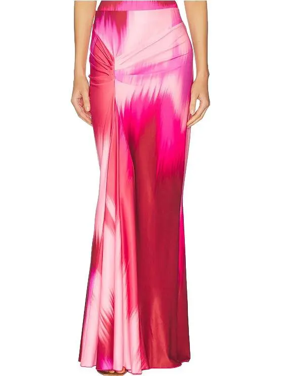 Eywasouls Malibu Annie Maxi Skirt - Pink