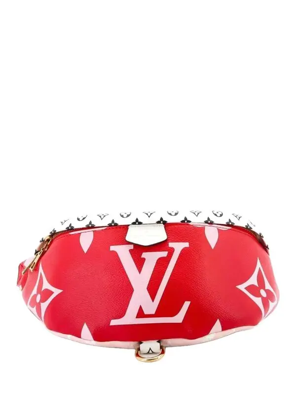 LOUIS VUITTON Limited Edition Colo Monogram Giant Belt Bag - Red
