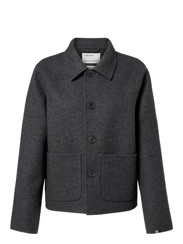 EXTREME CASHMERE X N°463 Mover Wool And Cashmere Jacket - Grey