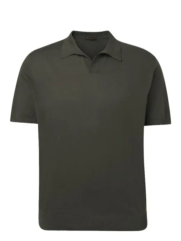 Rubinacci Cotton Polo Shirt - Green