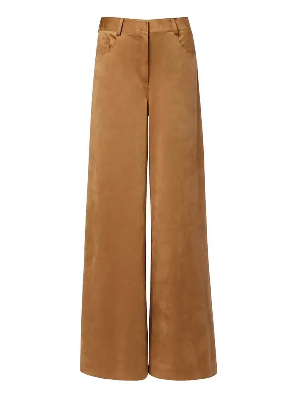Norma Kamali Elephant Wide-leg Trousers - Beige
