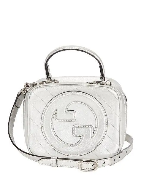 FWRD RENEW Gucci Sakai Be Green Blondie Handbag - Silver