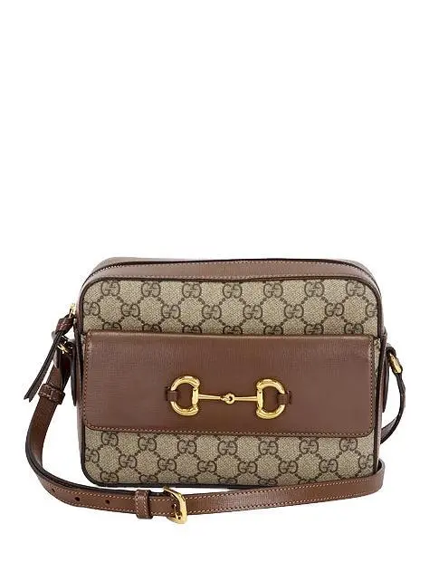 FWRD RENEW Gucci Horsebit 1955 Camera Bag - Beige