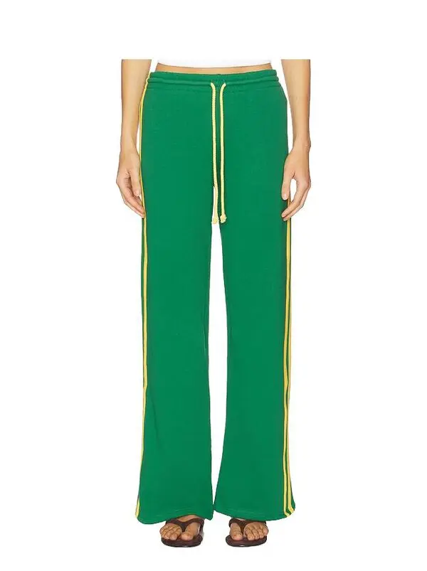 Daydreamer Solid Track Pant - Jade