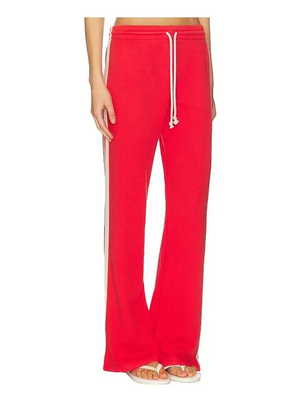 Daydreamer Solid Track Pant - Vintage Red