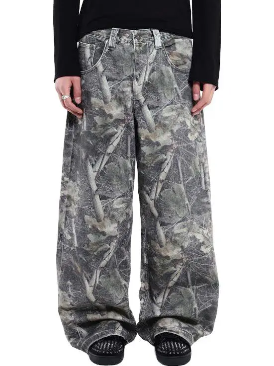 JADED LONDON Colossus Baggy Jeans - Camo