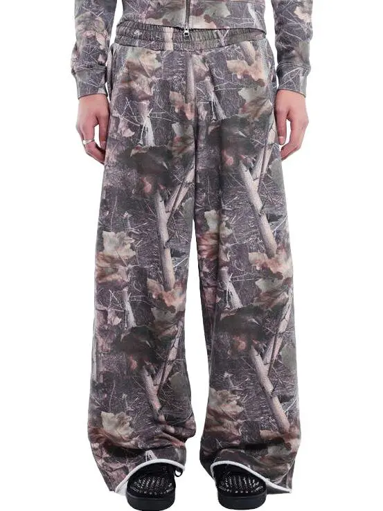 JADED LONDON Woodland Print Monster Sweatpants - Camo
