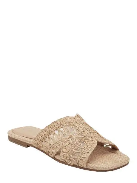 Marc Fisher Nalany Slide Sandal - Light Natural