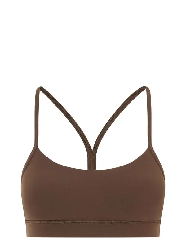 Lululemon Flow Y Nulu™ Sports Bra - Dark Brown