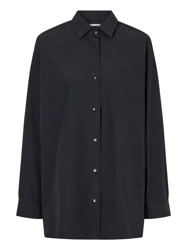 Maria Mcmanus Organic Cotton-sateen Shirt - Black