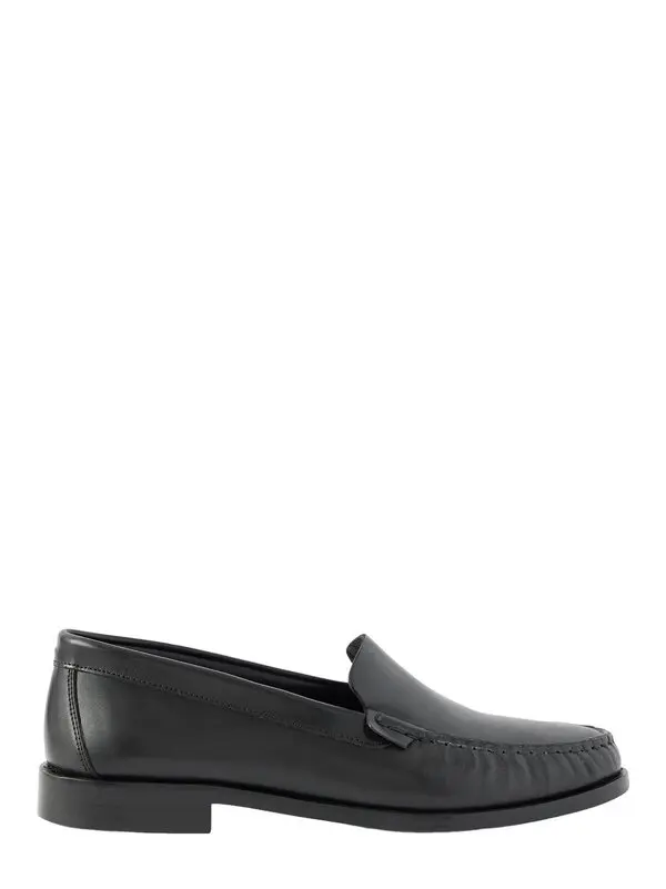 AeydĒ Arthur Leather Loafers - Black