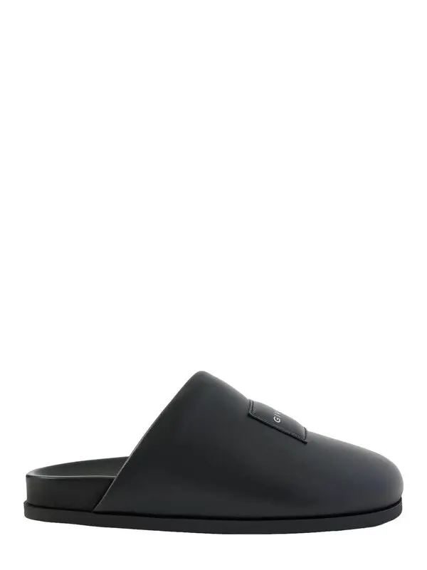 Givenchy Leather Mules - Black