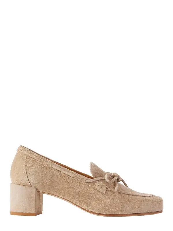 AeydĒ Grenn Suede Loafers - Neutrals