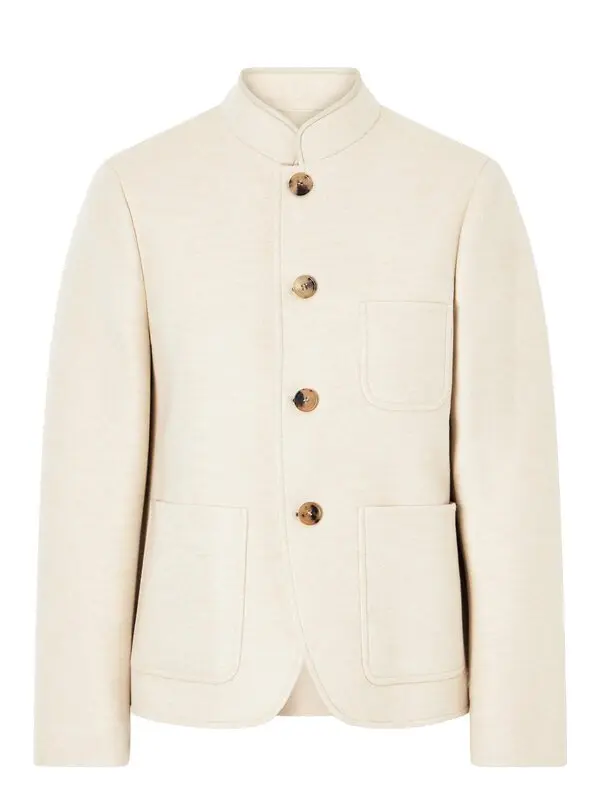 Loro Piana Spagna Mini Cashmere Jacket - Neutrals