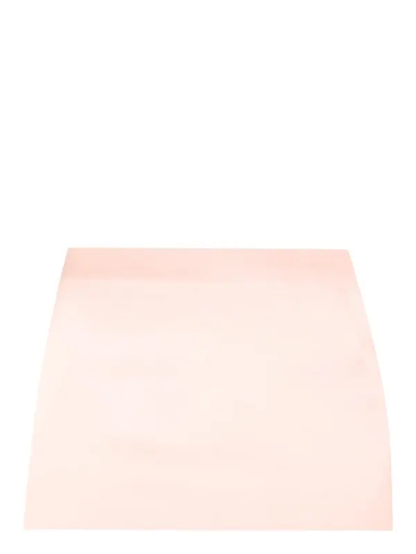 LISA YANG Silk-satin Mini Skirt - Pink