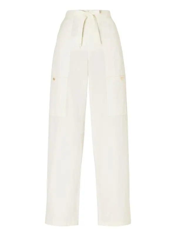 JIL SANDER Cotton-poplin Cargo Pants - Neutrals