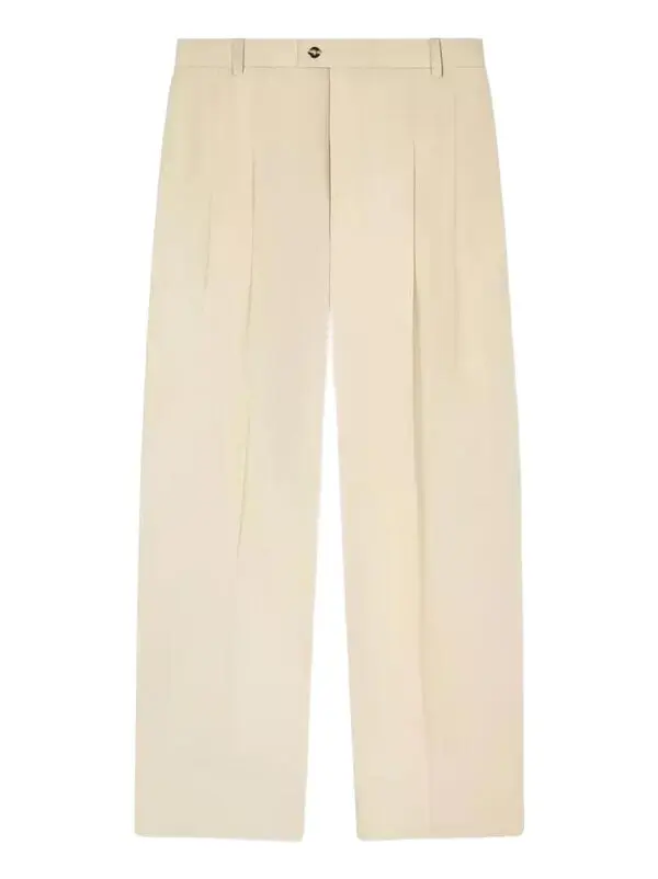 Kenzo Tailored Pleated Trousers - Neutrals