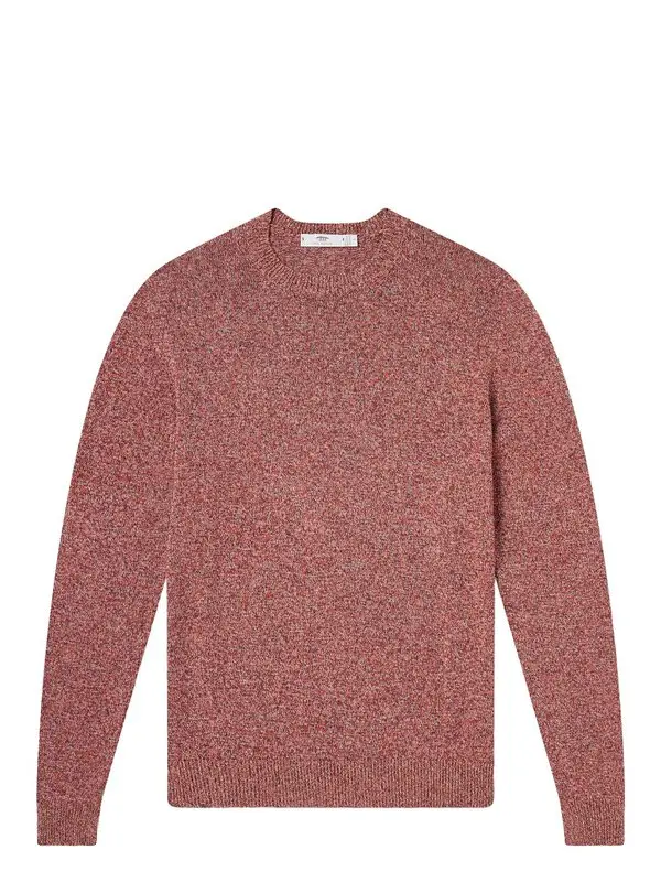 Inis Meáin Linen And Cotton-blend Sweater - Brown