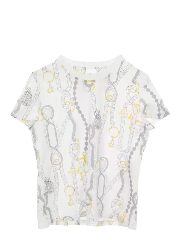 Hermès 2020s Printed T-shirt - White