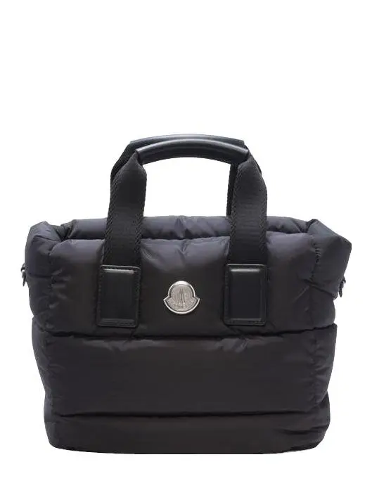 Moncler Mini Caradoc Quilted Tote Bag - Black