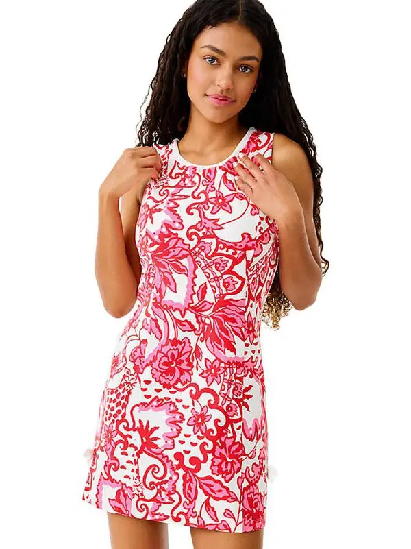 Lilly Pulitzer® Upf 50+ Luxletic Mela Active Dress - Coconut Spicy Socialite