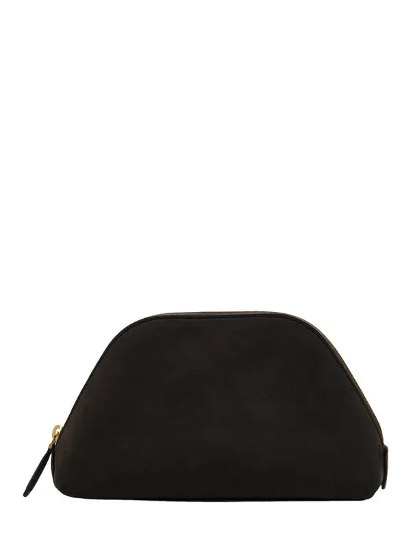 THE ROW Mini Devon Pouch - Brown