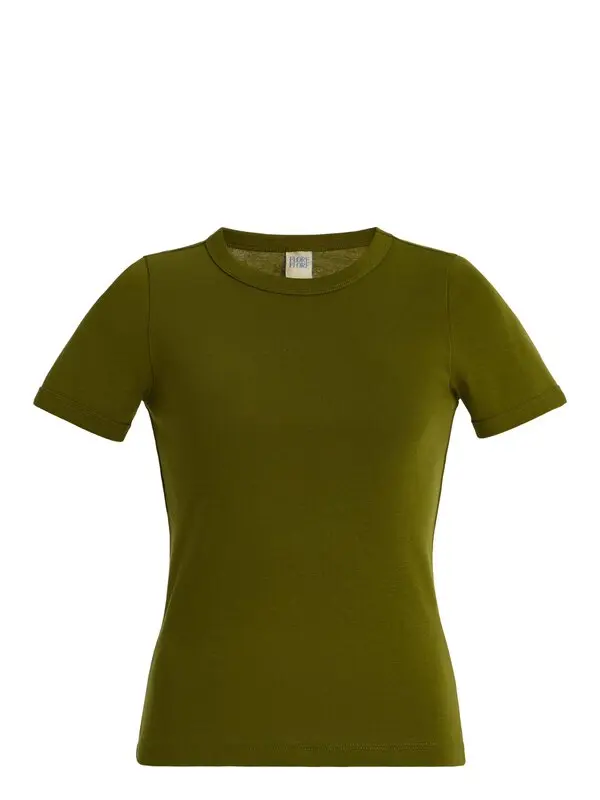 FLORE FLORE Car Cotton T-shirt - Green