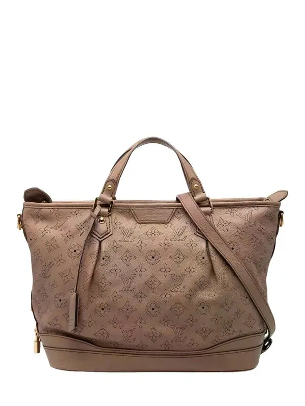 LOUIS VUITTON Monogram Mahina Stellar Pm Satchel - Brown
