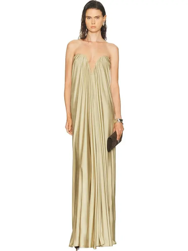THE NEW ARRIVALS ILKYAZ OZEL Olivienne Gown - Riviera