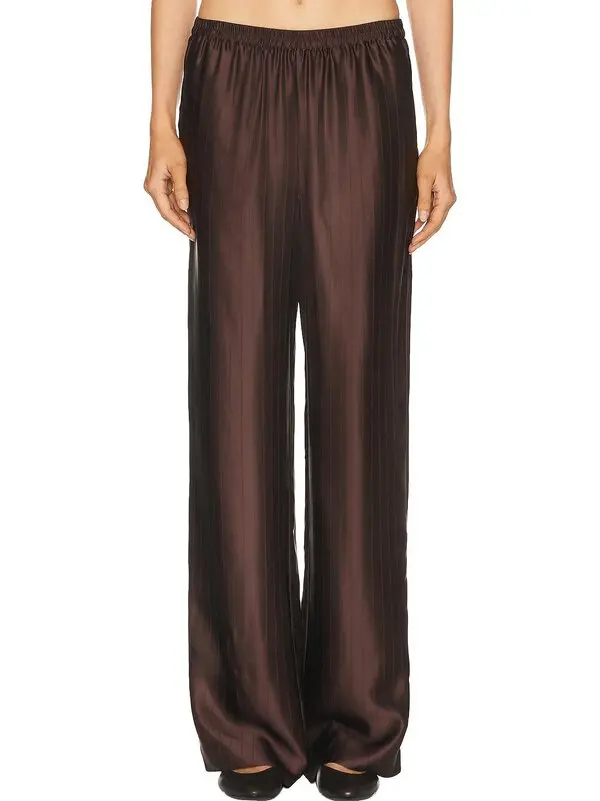 Loulou De Saison Kadala Loose Fit Pant - Dark Brown