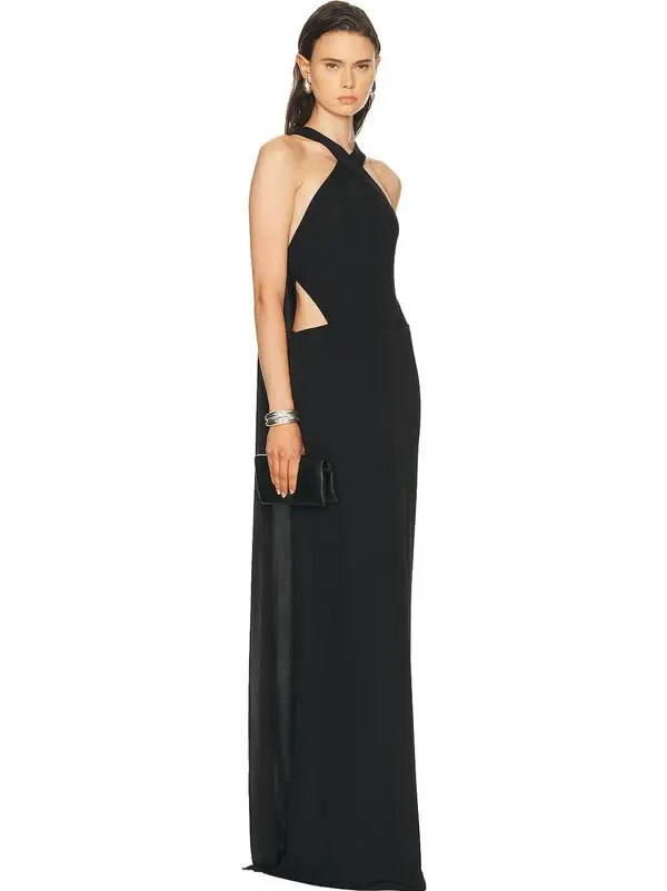 THE NEW ARRIVALS ILKYAZ OZEL Yoko Gown - Jet