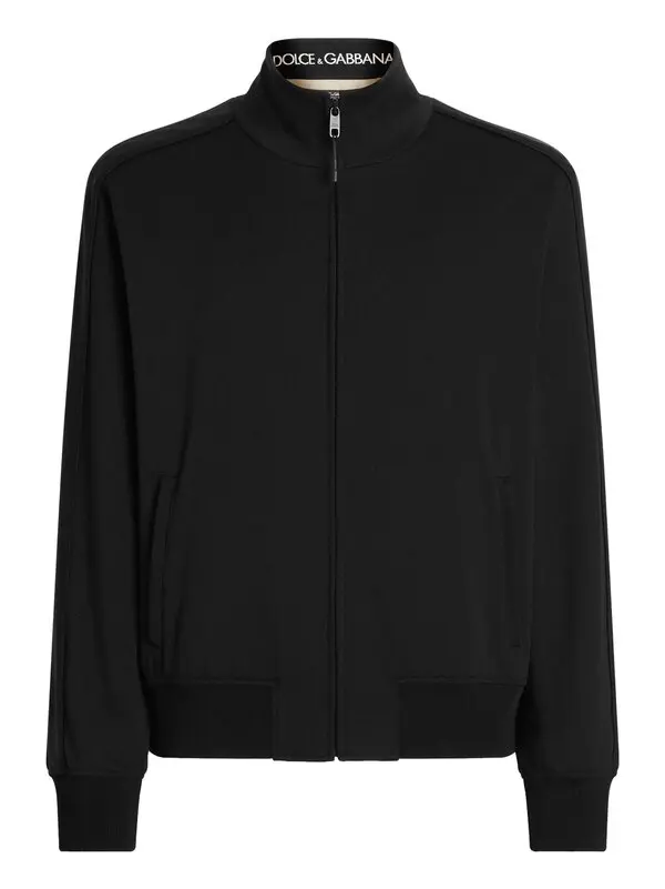 Dolce & Gabbana Technical Jersey Sweatshirt - Black