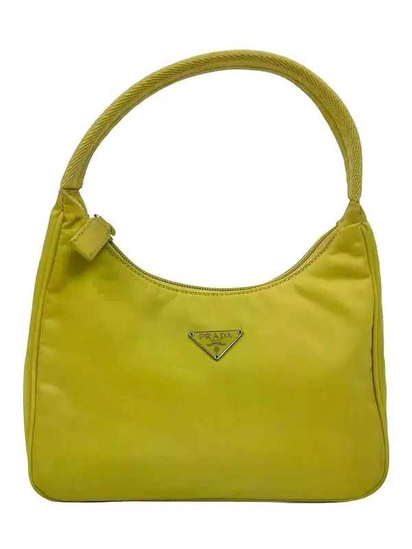 Prada 2000-2013 Mini Tessuto Sport Shoulder Bag - Yellow