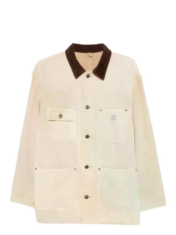 Denimist Collared Corduroy Jacket - Neutrals