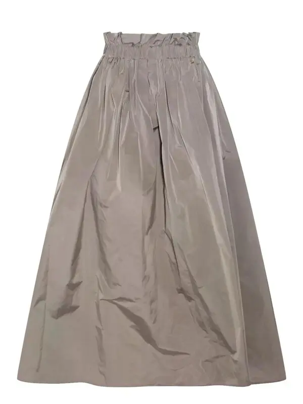 Herno Taffeta A-line Skirt - Neutrals